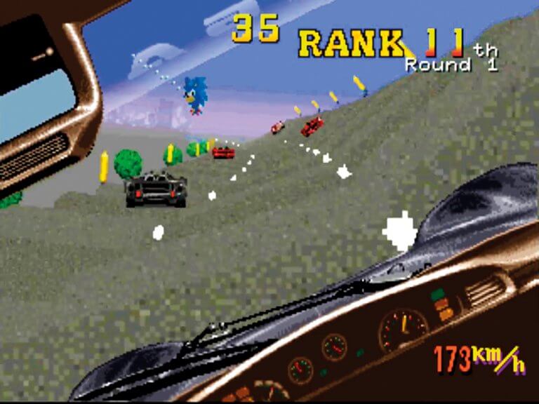 那些年的車Game《RAD MOBILE》1991年街機 - TopGear